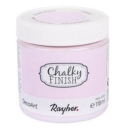 Rayher Chalky Finish Kreidefarben puderrosa 118 ml