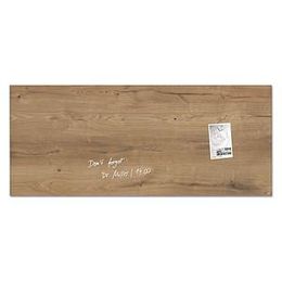 Sigel Glas-Magnettafel artverum® 130,0 x 55,0 cm Natural Wood