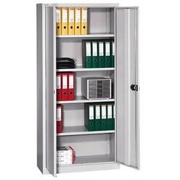 Bisley Stahlschrank Universal E782A0445645 lichtgrau 91,4 x 40,0 x 195,0 cm, aufgebaut