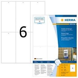 Herma Hängeetiketten weiß 70,0 x 148,5 mm blanko, 100 Blatt