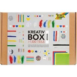Folia Bastelset Kreativbox mixed 1.300-tlg. mehrfarbig