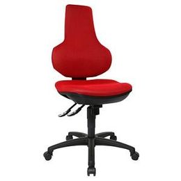 Topstar Bürostuhl Ergo Point® SY, EP02BB2 Stoff rot, Gestell schwarz