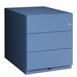 Bisley Note Rollcontainer blau 3 Auszüge 42,0 x 56,5 x 49,5 cm