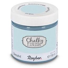 Rayher Chalky Finish Kreidefarben blaugrau 118,0 ml