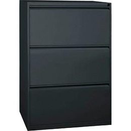 Gürkan Gürkan Hängeregistraturschrank schwarz 3 Schubladen 76,0 x 62,0 x 101,0 cm