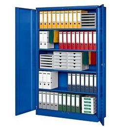 Gürkan Gürkan Stahlschrank 111155 enzianblau 120,0 x 42,0 x 195,0 cm, aufgebaut