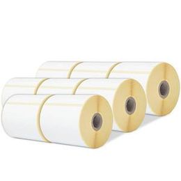 Brother Endlosetikettenrollen für Etikettendrucker weiß, 102,0 x 152,0 mm, 8 x 350 Etiketten