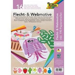 Folia Bastelset Flecht- und Webemotive mehrfarbig