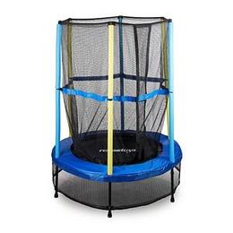 Relaxdays Kindertrampolin blau 143,0 cm