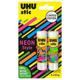 2 UHU Neon Edition Klebestifte 2x 8,2 g