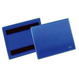 50 Durable Magnettaschen blau 16,3 x 12,0 cm