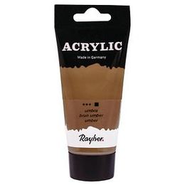 Rayher Acrylic Acrylfarben umbra 75,0 ml
