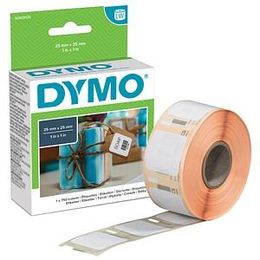 Dymo Endlosetikettenrolle für Etikettendrucker S0929120 weiß, 25,0 x 25,0 mm, 1 x 750 Etiketten