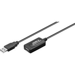 goobay USB 2.0 A Kabel 10,0 m schwarz