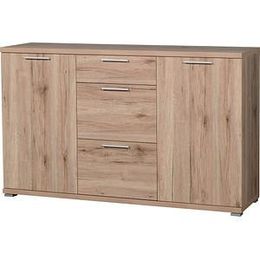 Germania Sideboard Top, 3201-177 sanremo-eiche 144,0 x 40,0 x 88,0 cm