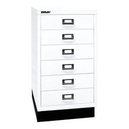 Bisley MultiDrawer™ L29A36S Schubladenschrank verkehrsweiß 6 Schubladen 34,9 x 43,2 x 67,0 cm