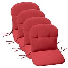 4 Best Sitzkissen rot 45,0 x 84,0 cm