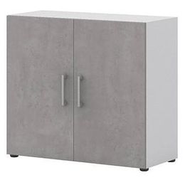 Röhr-Bush röhr Aktenschrank direct.office, 859B221000 beton, weiß 1 Fachboden 80,0 x 33,5 x 72,0 cm