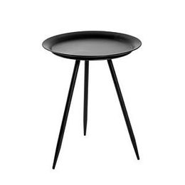 HAKU Möbel Beistelltisch Metall schwarz 38,0 x 38,0 x 47,0 cm