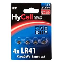 4 HyCell Knopfzellen LR41 1,5 V