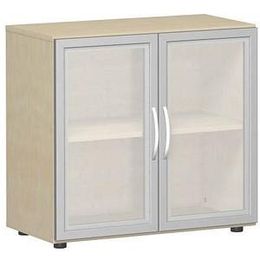 geramöbel geramöbel Aktenschrank Flex, S-382800-GTA ahorn, Acrylglas satiniert 1 Fachboden 80,0 x 42,0 x 75,2 cm