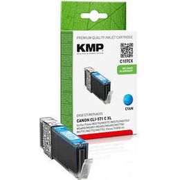 KMP C107CX cyan Druckerpatrone kompatibel zu Canon CLI-571 XL C