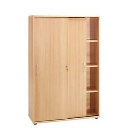 MÖBELPARTNER MÖBELPARTNER Schiebetürenschrank Work, 701346 samerberg-buche 3 Fachböden 100,0 x 39,5 x 153,0 cm