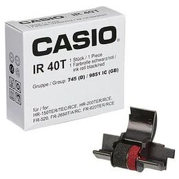 Casio IR-40T-2 (Gruppe 745) schwarz/rot Farbrolle