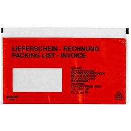 docuFIX® CLASSIC Lieferscheintaschen plus Kunststoff DIN lang 250 St.