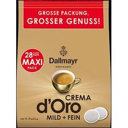 Dallmayr Crema d'Oro Kaffeepads Arabicabohnen mild 28 Pads