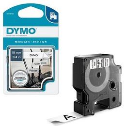 Dymo Schriftband D1 16958 S0718050, 19 mm schwarz auf weiß