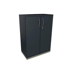 FM Aktenschrank Sidney, 4260429764723 lavagrau 2 Fachböden 80,0 x 44,2 x 113,3 cm