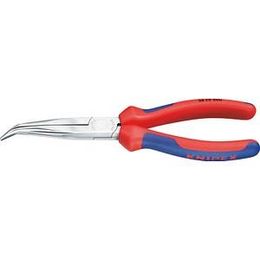 Knipex Flachrundzange 38 25 200 verchromt, abgewinkelt 20,0 cm