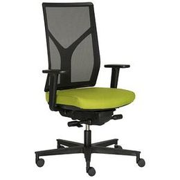 Rovo CHAIR Bürostuhl Rovo R16, 3030 S5 1-22 Stoff grün, Gestell schwarz