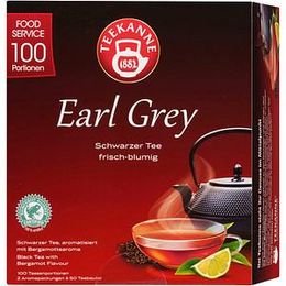 Teekanne Earl Grey Tee 100 Portionen