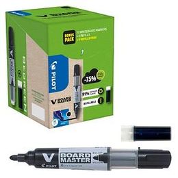 Pi.lot PILOT V-Board Master Greenpack Whiteboard-Marker-Set schwarz 2,0 - 5,0 mm, 1 Set