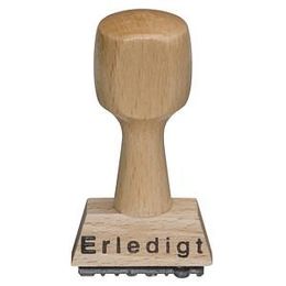 Neutral Textstempel "Erledigt"