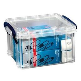Really Useful Box Aufbewahrungsbox 1,6 l transparent 19,5 x 13,5 x 11,0 cm