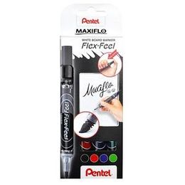Pentel MAXIFLO Flex-Feel Set Whiteboard-Marker farbsortiert 2,0 - 5,0 mm, 1 Set