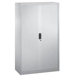 C+P CP Omnispace Rollladenschrank silber 3 Fachböden 100,0 x 42,0 x 166,0 cm