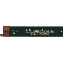 Faber-Castell SUPER-POLYMER Bleistiftminen schwarz F 0,5 mm, 12 St.