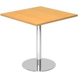 Hammerbacher Bistrotisch buche 80,0 x 80,0 x 74,5 cm