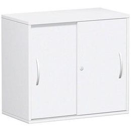 geramöbel geramöbel Schiebetürenschrank Flex, S-381501-WW weiß 1 Fachboden 80,0 x 42,5 x 72,0 cm