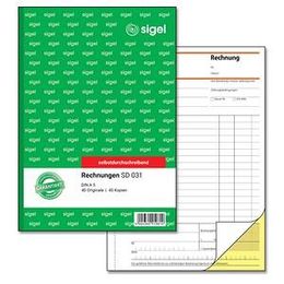 Sigel Rechnung Formularbuch SD031