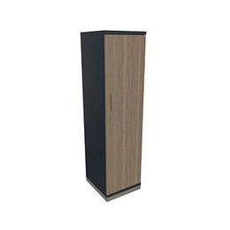 FM Aktenschrank Sidney, 4260429764884 lavagrau, eiche 3 Fachböden 40,0 x 44,2 x 151,7 cm