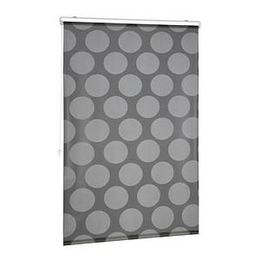 Relaxdays Duschrollo schwarz, grau 100,0 x 240,0 cm