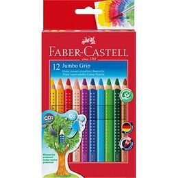 Faber-Castell Jumbo GRIP Buntstifte farbsortiert, 12 St.