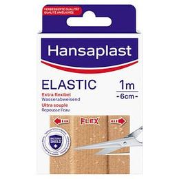 Hansaplast Pflaster ELASTIC 4809170009 beige 6,0 x 10,0 cm, 10 St.
