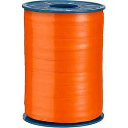 PRÄSENT PRÄSENT Geschenkband AMERICA matt orange 10,0 mm x 250,0 m