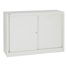 Bisley Schiebetürenschrank ECO, SD12081S696 verkehrsweiß 1 Fachboden 120,0 x 43,0 x 83,9 cm